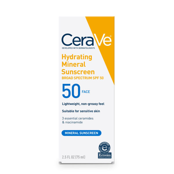CeraVe Hydrating Face Sunscreen SPF 50 - Spa Body Center