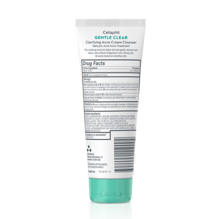 Cetaphil Gentle Clear Clarifying Acne Cream Cleanser - Spa Body Center